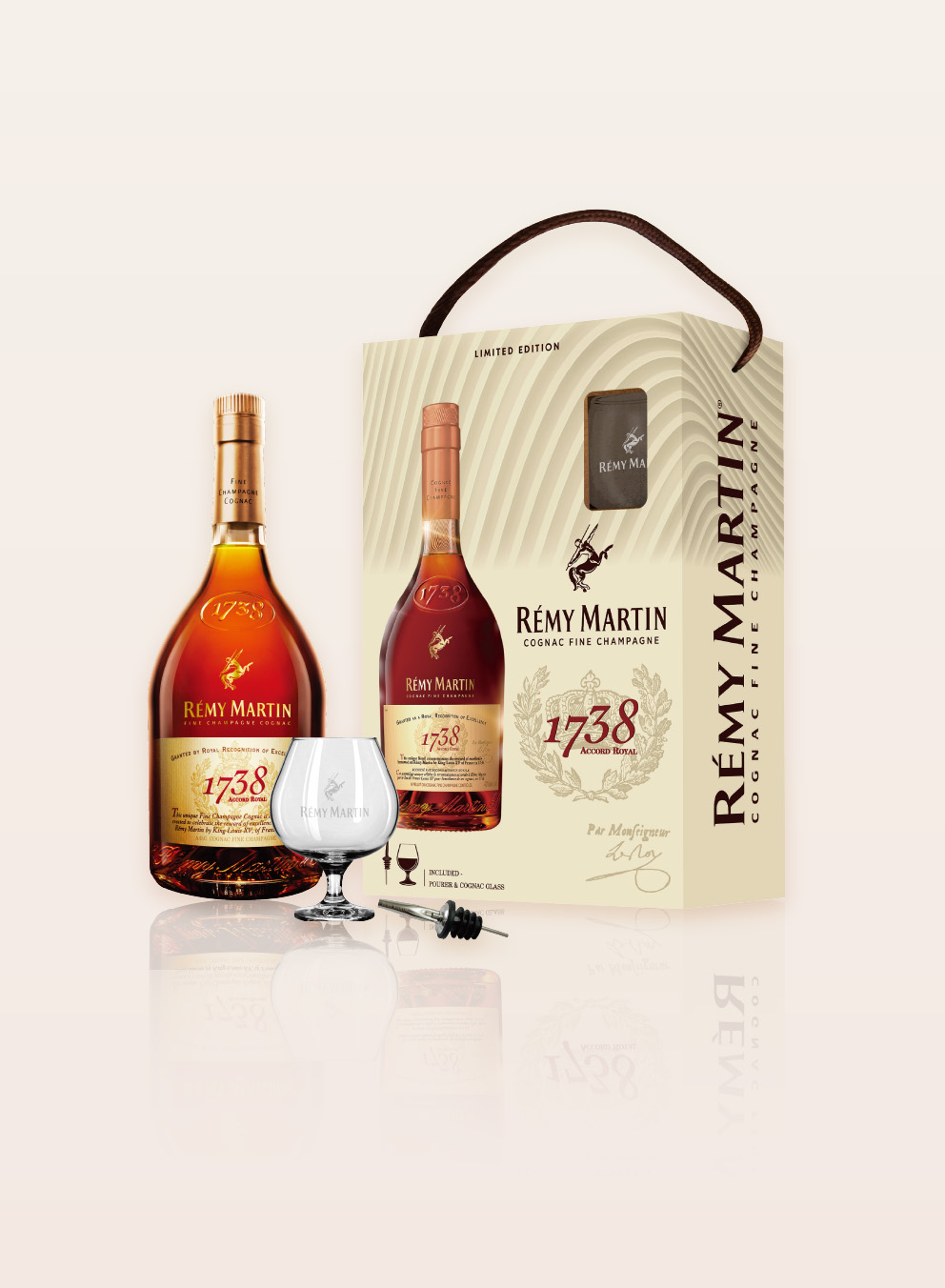 Rémy Martin - RÉMY MARTIN人頭馬 1738 特優香檳干邑 Limited Edition - International